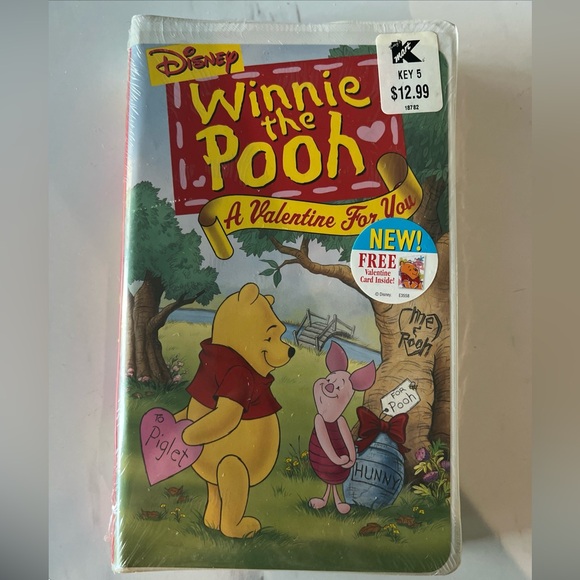 Other | Disney Winnie The Pooh A Valentine For You Sealed Vhs Tape In ...